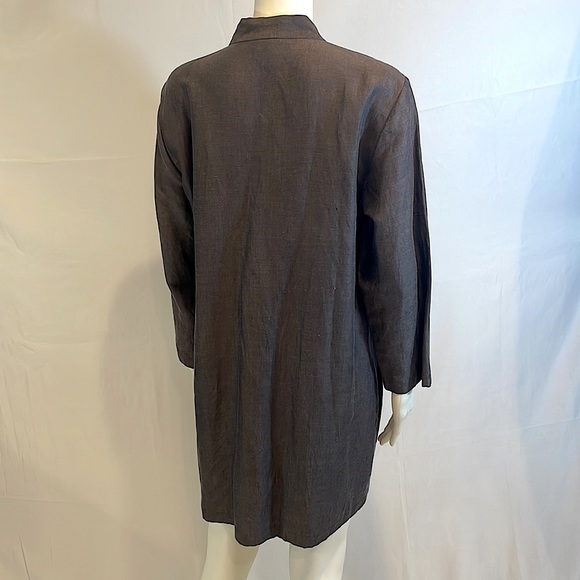 Eileen Fisher | Tops | Eileen Fisher Linen And Silk Dustertunic | Poshmark